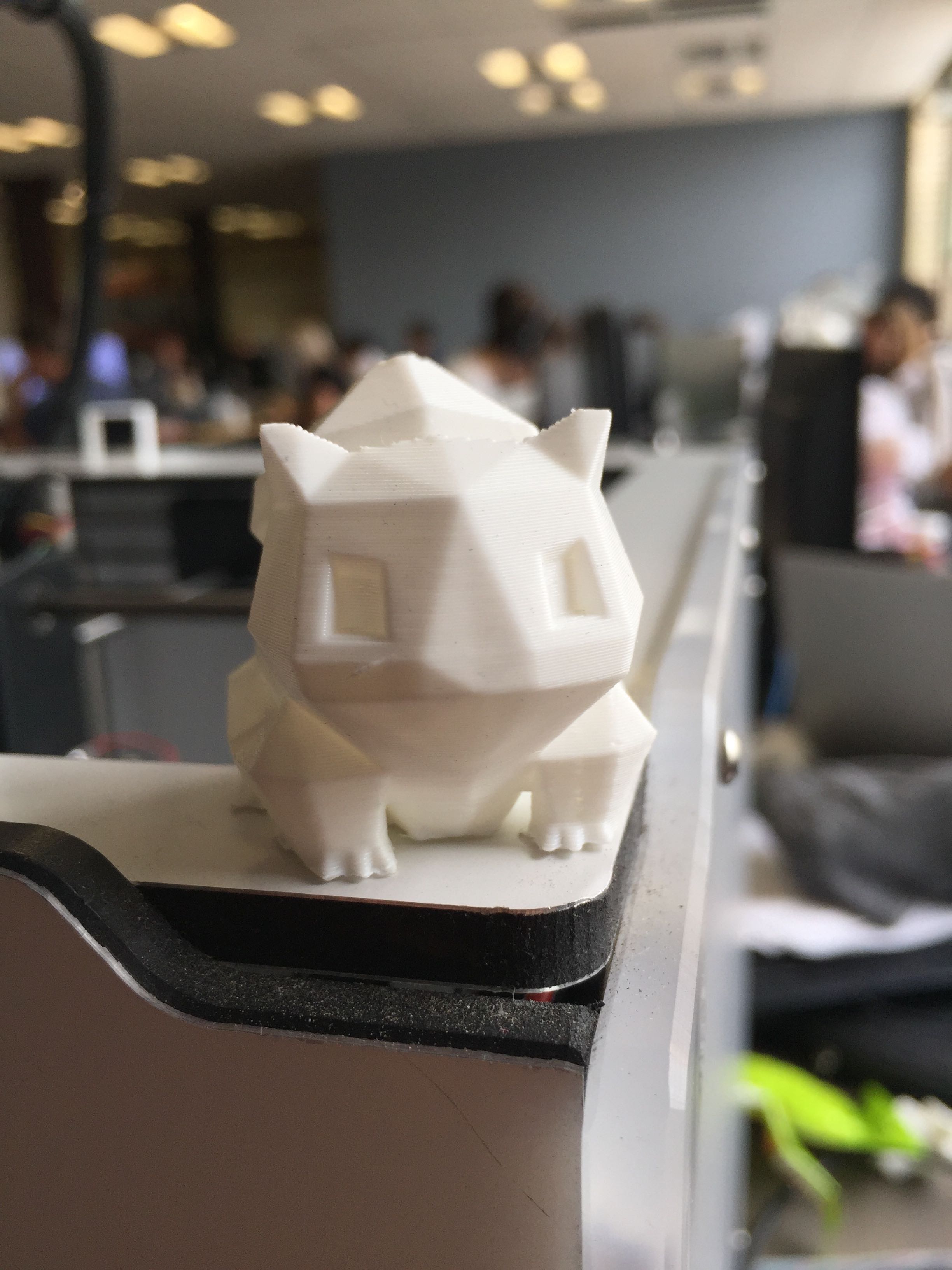3D Printable Low-Poly Bulbasaur by Agustín Arroyo