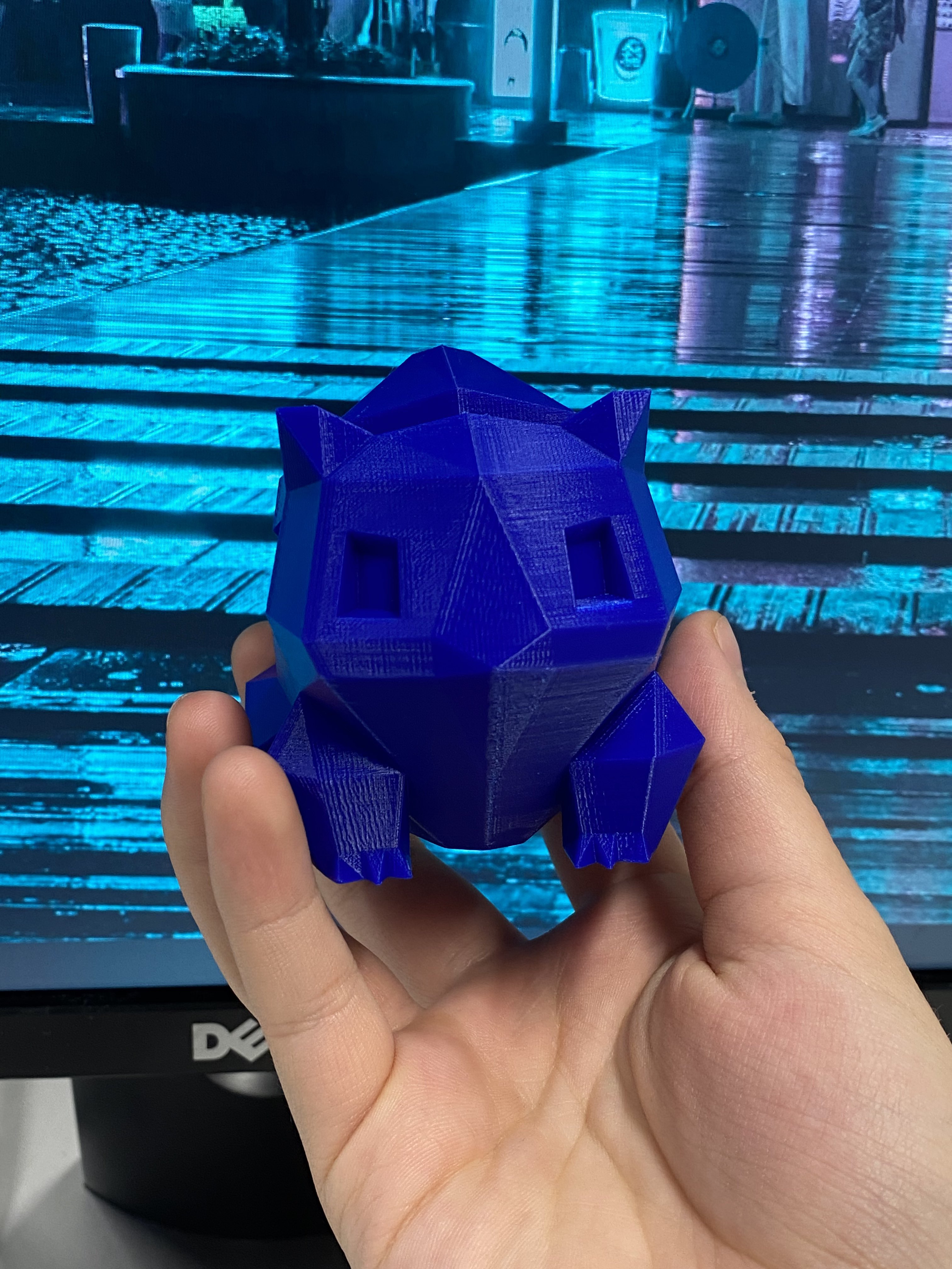 3D Printable Low-Poly Bulbasaur by Agustín Arroyo