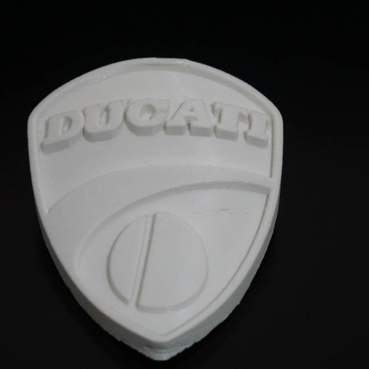 3D Printable Ducati logo for wall by BlazP