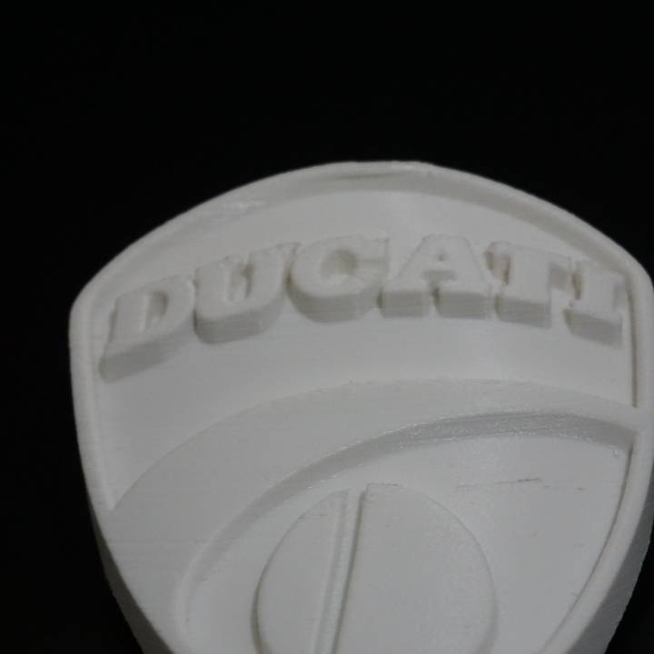 3D Printable Ducati logo for wall by BlazP