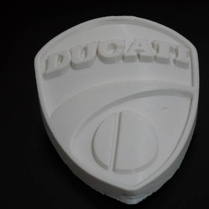 3D Printable Ducati logo for wall by BlazP