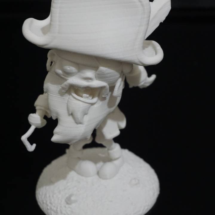 3D Printable Plants vs Zombies - Captain Deadbeard by Fynn Große-Bley