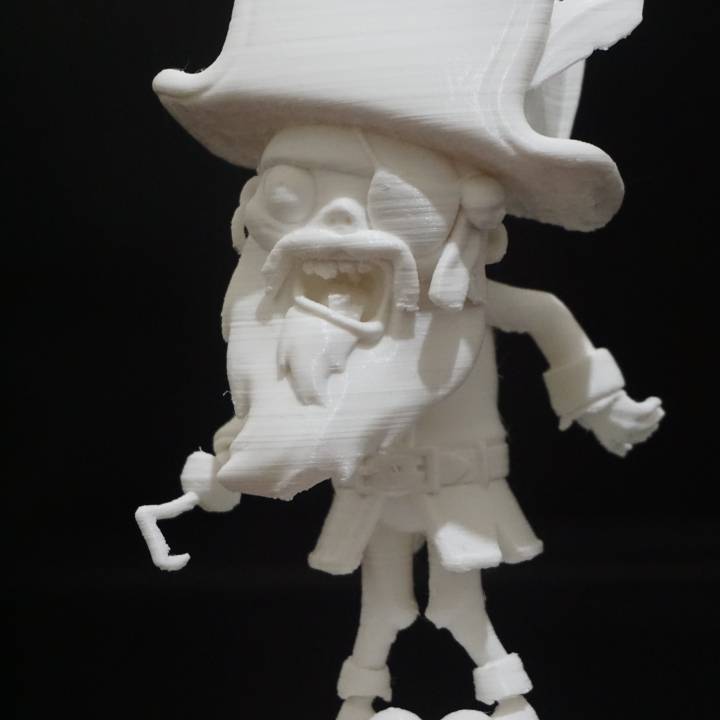 3D Printable Plants vs Zombies - Captain Deadbeard by Fynn Große-Bley