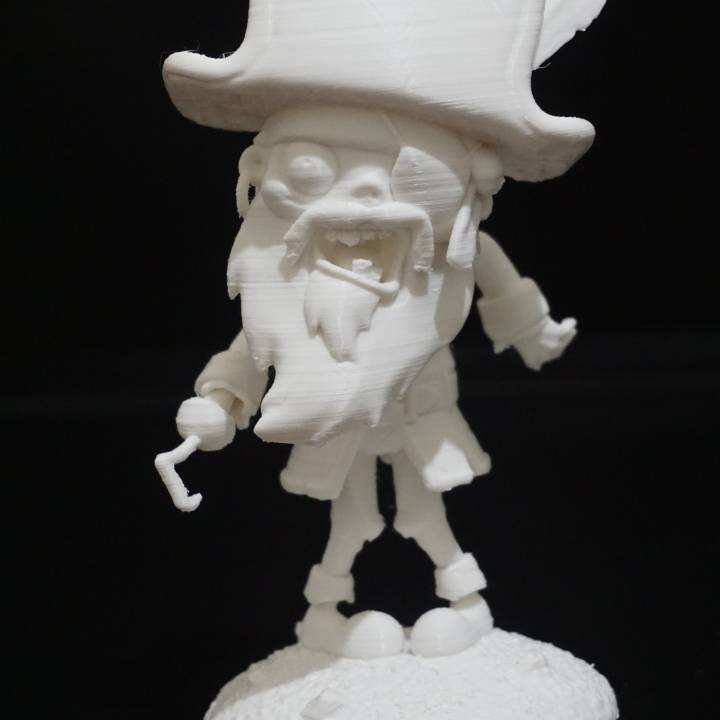 3D Printable Plants vs Zombies - Captain Deadbeard by Fynn Große-Bley
