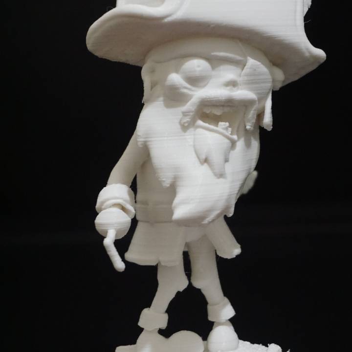 3D Printable Plants vs Zombies - Captain Deadbeard by Fynn Große-Bley