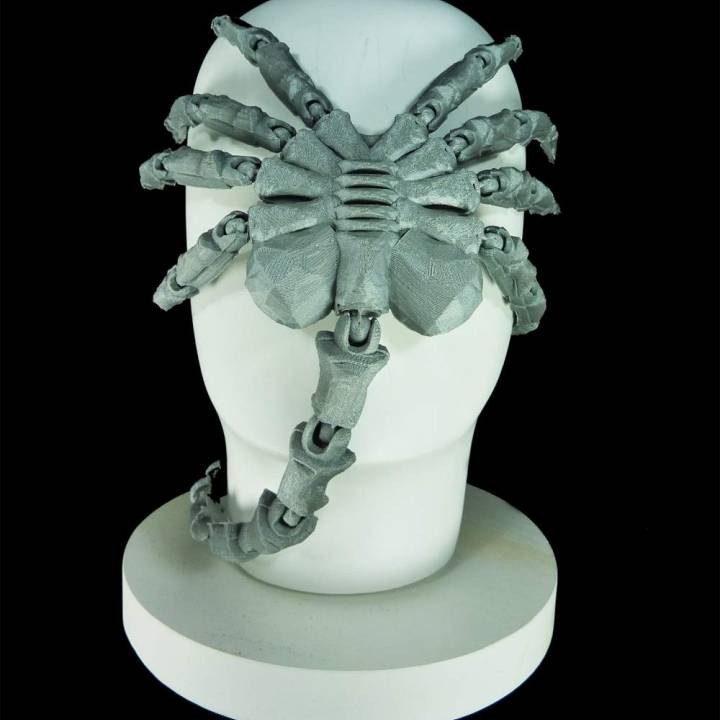 3D Printable Articulated Facehugger by bolsoncerrado