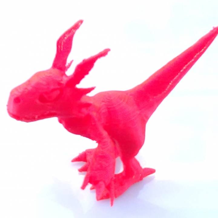 3D Printable Guilmon- Digimon by Marco Romano