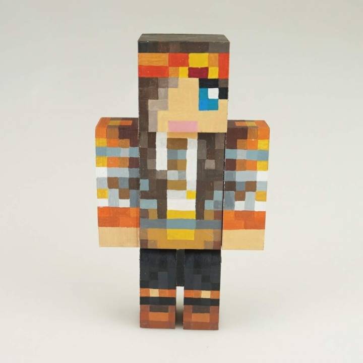 3D Printable Minecraft Blank Character by Simone Fontana