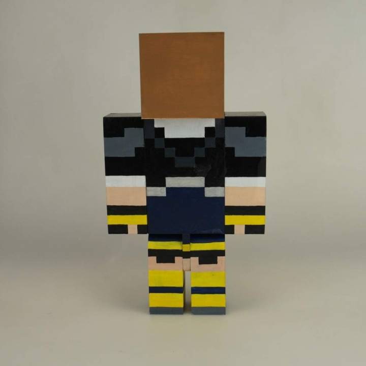3D Printable Minecraft Blank Character by Simone Fontana