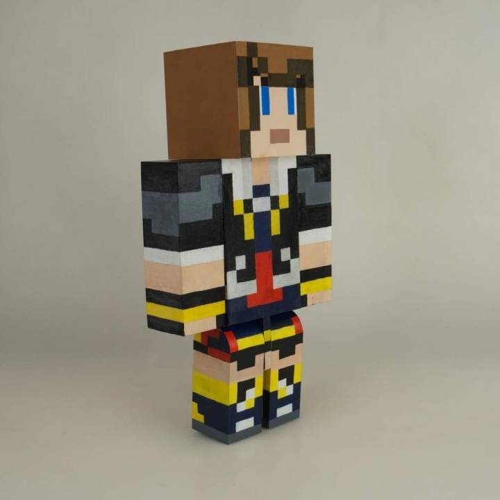 3D Printable Minecraft Blank Character by Simone Fontana