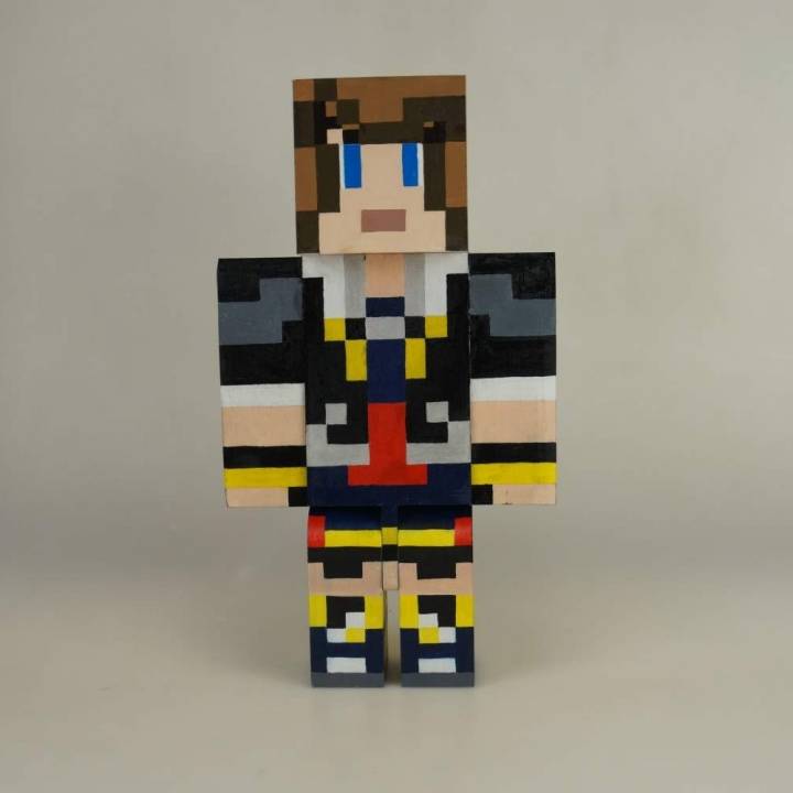 3D Printable Minecraft Blank Character by Simone Fontana
