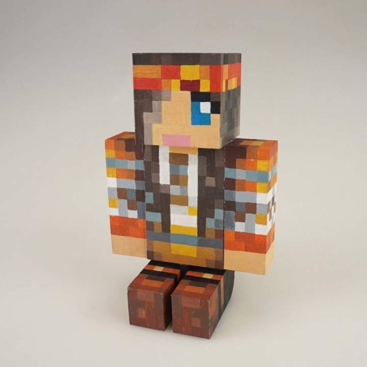 3D Printable Minecraft Blank Character by Simone Fontana