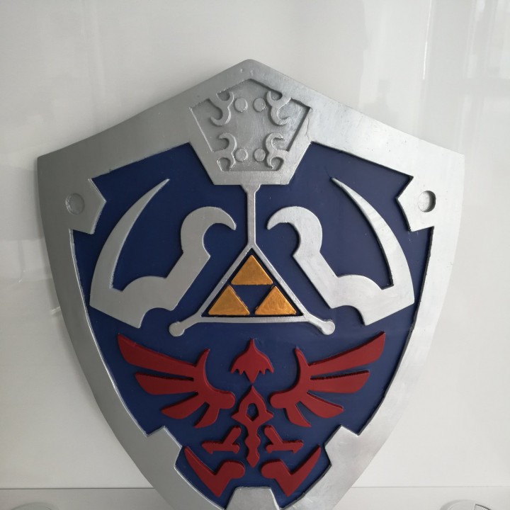 3D Print of Link's Hylian Shield by Matrix3DNiort