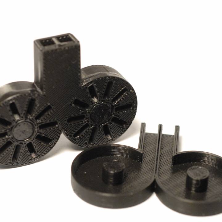 3D Printable Duel Spinning Whistle by Daniel Parker