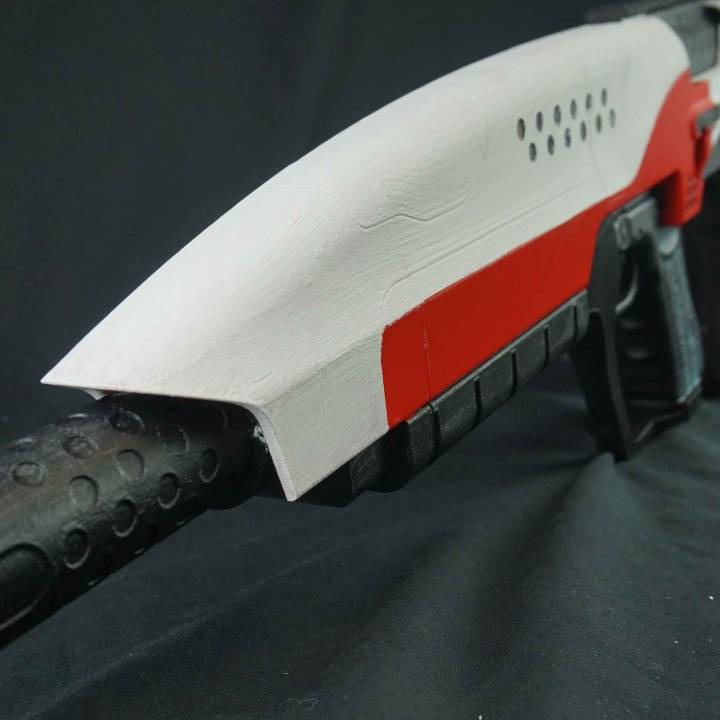 3D Printable Airsoft Suros PDX-45 Pulse rifle by Kirby Downey