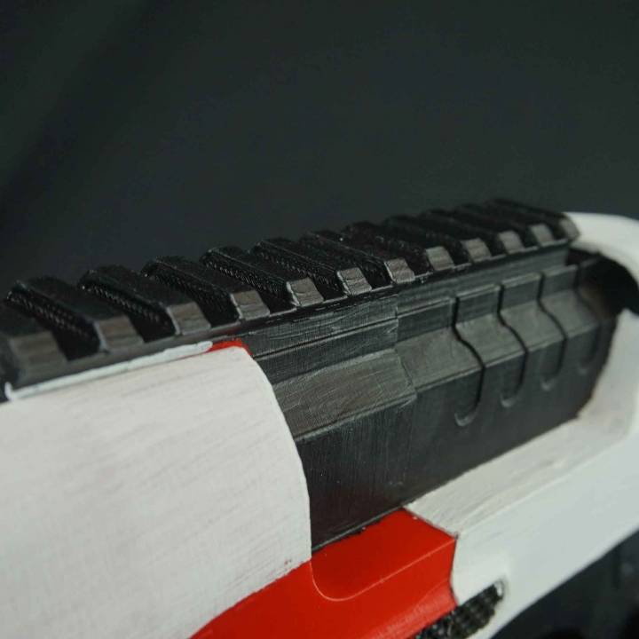 3D Printable Airsoft Suros PDX-45 Pulse rifle by Kirby Downey