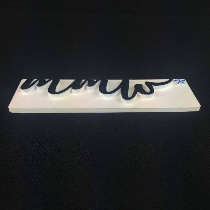 3D Printable Logo My Mirror World by Simone Fontana