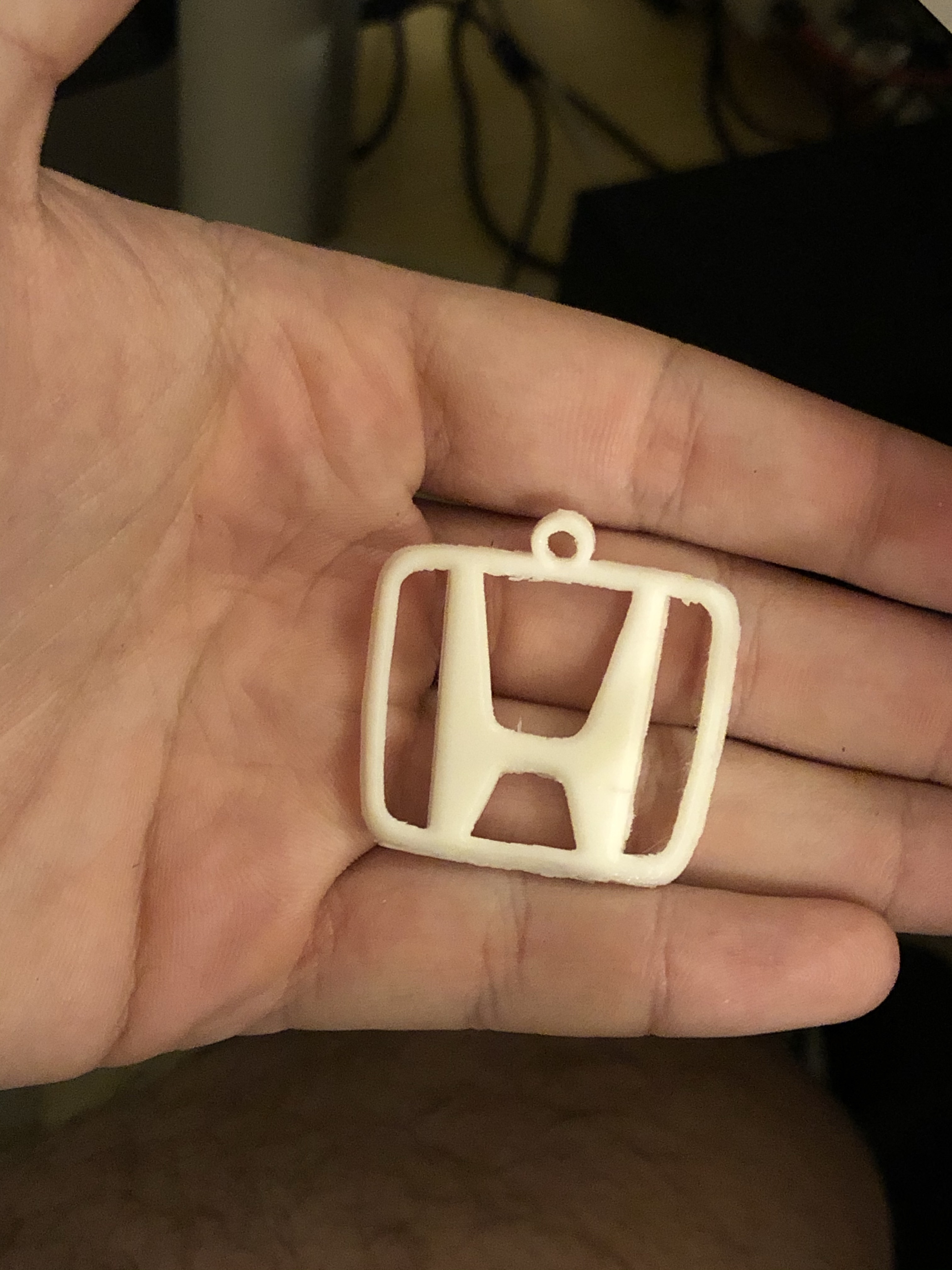 3D Printable Honda Keychain by Kevin Gallagher