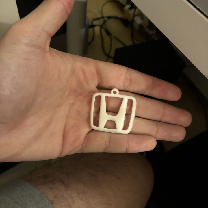 3D Print of Honda Keychain by Scaliz