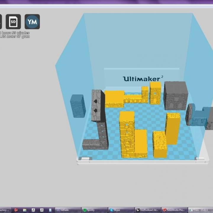 3D Printable tricky tower pieces TEST by Lucia Di Santo