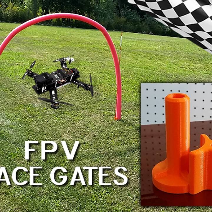 3D Printable FPV Race Gates by Matt Quest