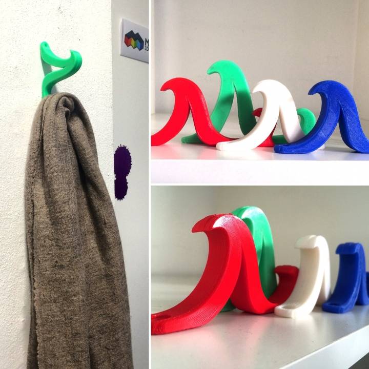 3D Printable Wave by MonzaMakers