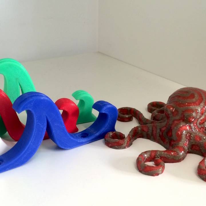 3D Printable Wave by MonzaMakers