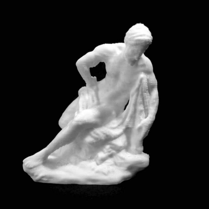 3D Printable Hercules Resting at The Fine Arts Museum in Brussels ...