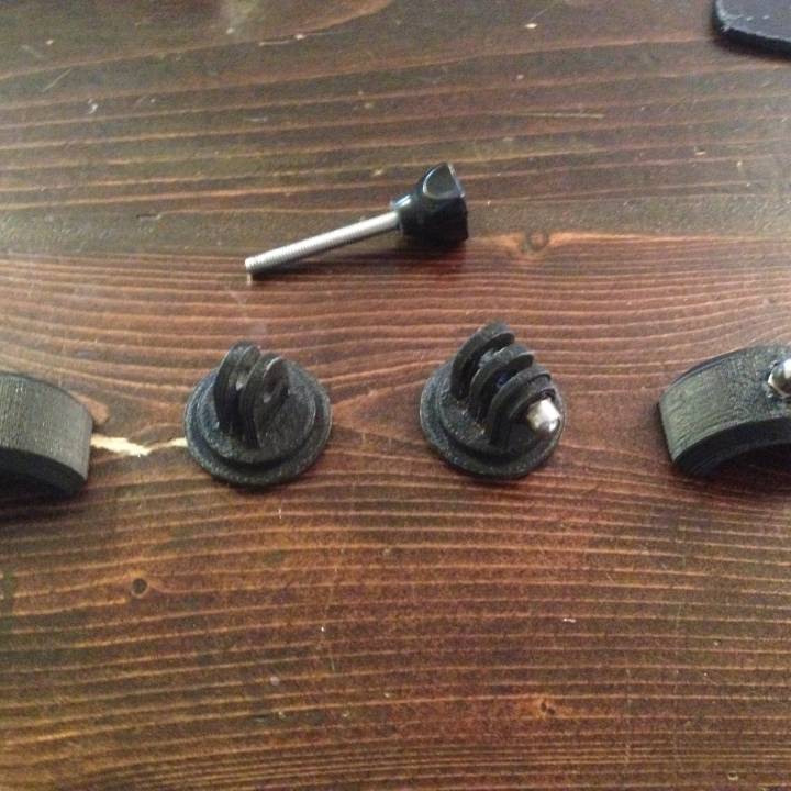 3D Printable Gopro Swivel Mount by Casey Gosselin