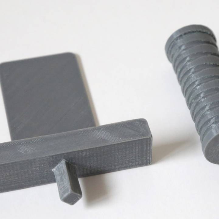 3D Printable Selfie Handle by brian paul goldie