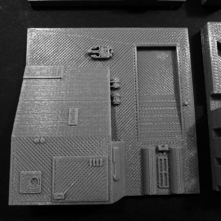 3D Printable Death Star Tiles set 4 & 5 by Israel Melendez