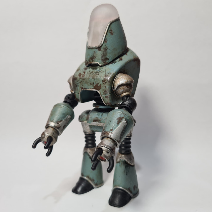 3D Print of Fallout 4 - Protectron Action Figure by smcprops