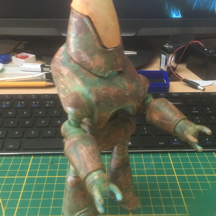 3D Print of Fallout 4 - Protectron Action Figure by alex98
