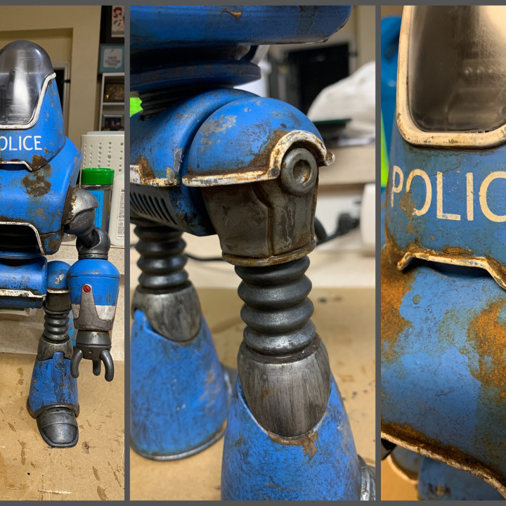 3D Print of Fallout 4 - Protectron Action Figure by nathancarter