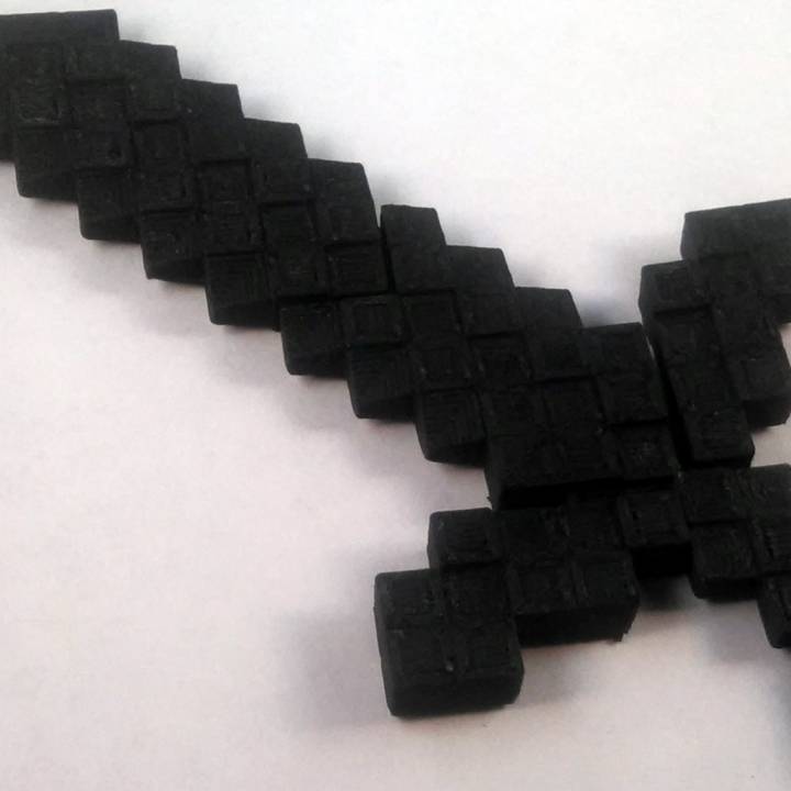 3D Printable Minecraft Sword by Mischief Company