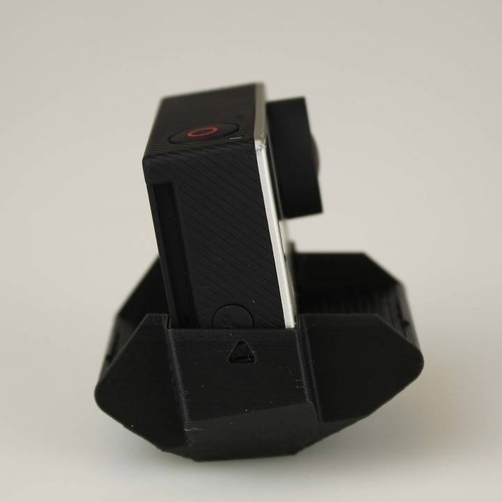 3D Printable Rocky Go Pro Mount by Kirby Downey