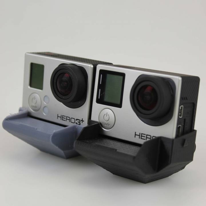 3D Printable Rocky Go Pro Mount by Kirby Downey