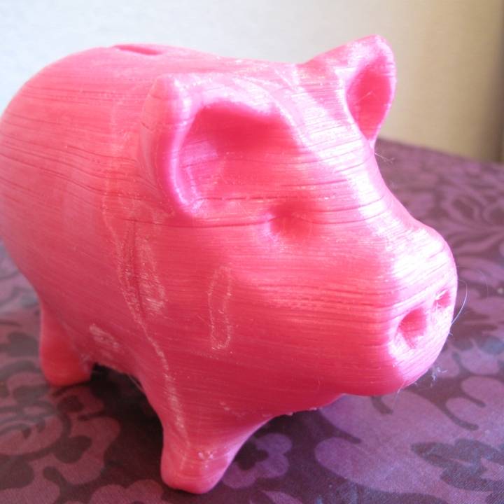 3D Printable Piggy bank by Marco