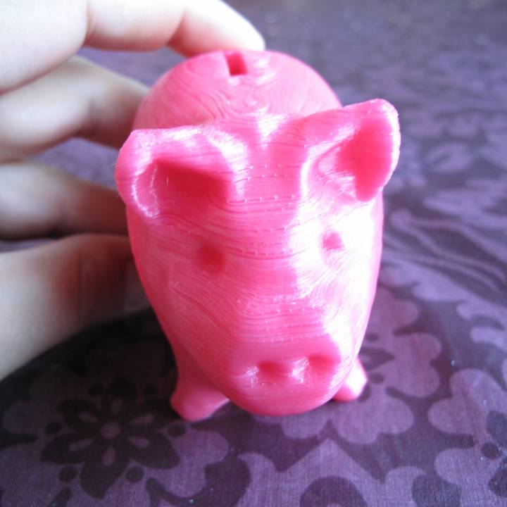 3D Printable Piggy bank by Marco