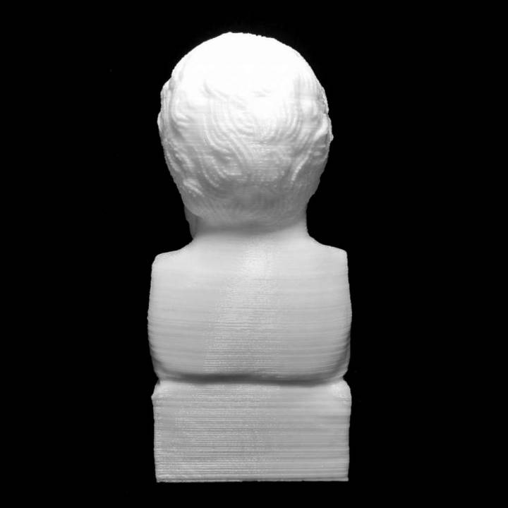 3D Printable Plato at The Louvre, Paris by Scan The World