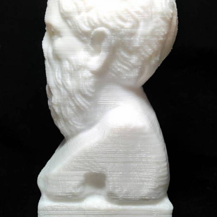 3D Printable Plato at The Louvre, Paris by Scan The World