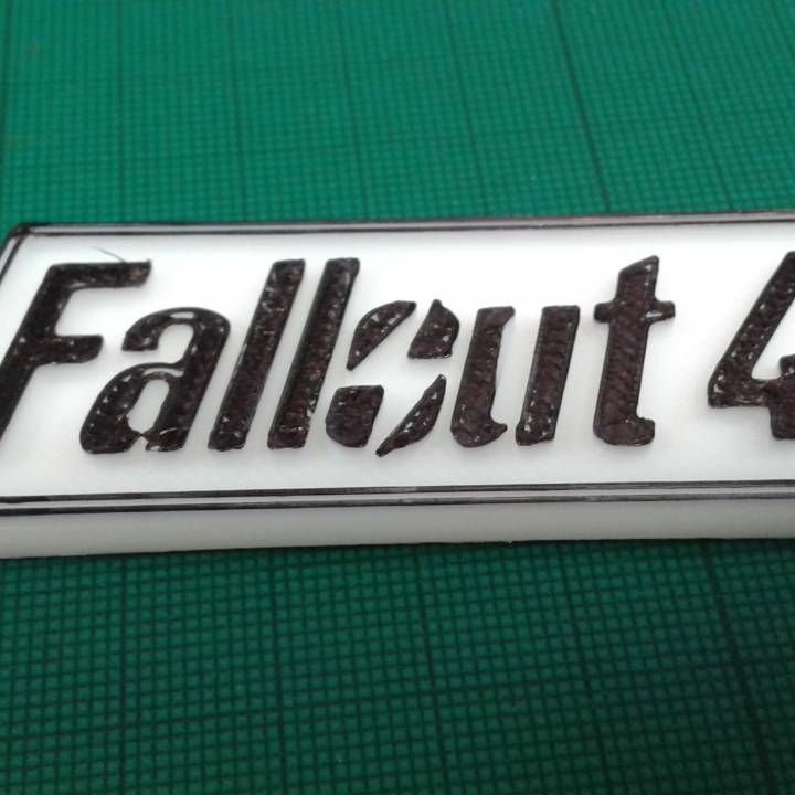 3D Printable Fallout 4 Key fob by Jeremy Connaughton