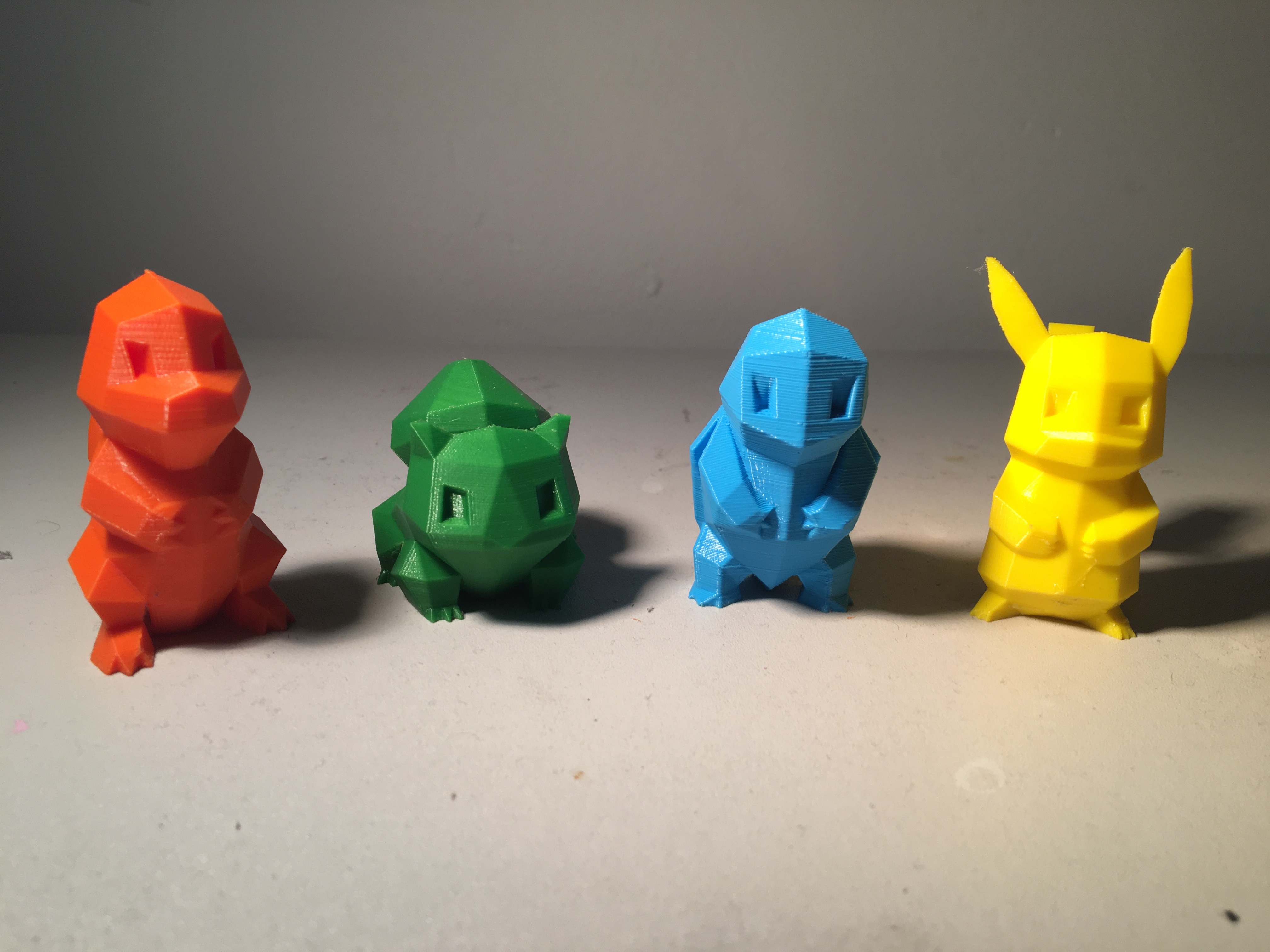 3D Printable Low - Poly Pokemon Collection by Agustín Arroyo