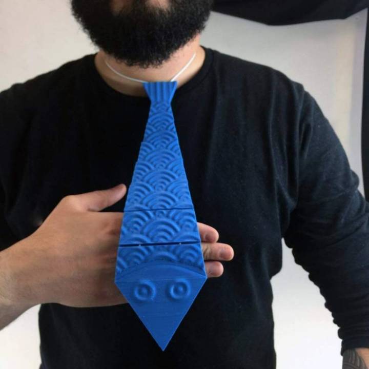 3D Printable FISH TIE! by Ricardo Salomao