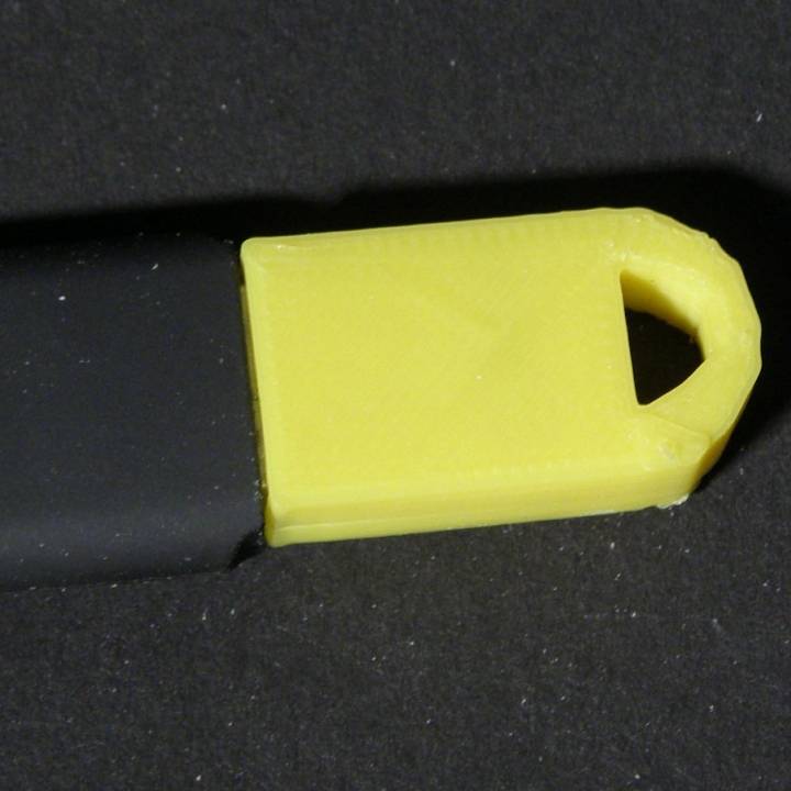 3D Printable USB memory stick holder V1.2 by Trevor Wilkinson