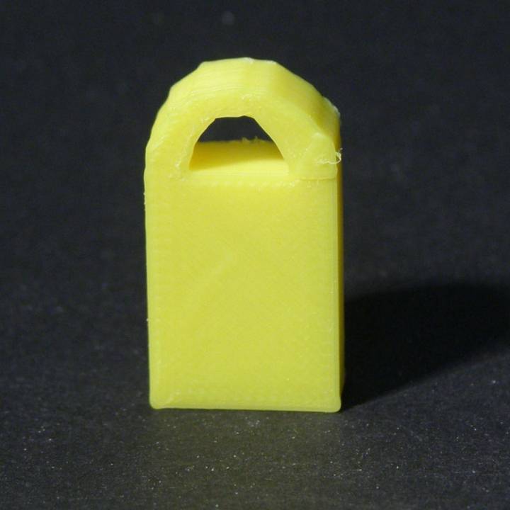 3D Printable USB memory stick holder V1.2 by Trevor Wilkinson