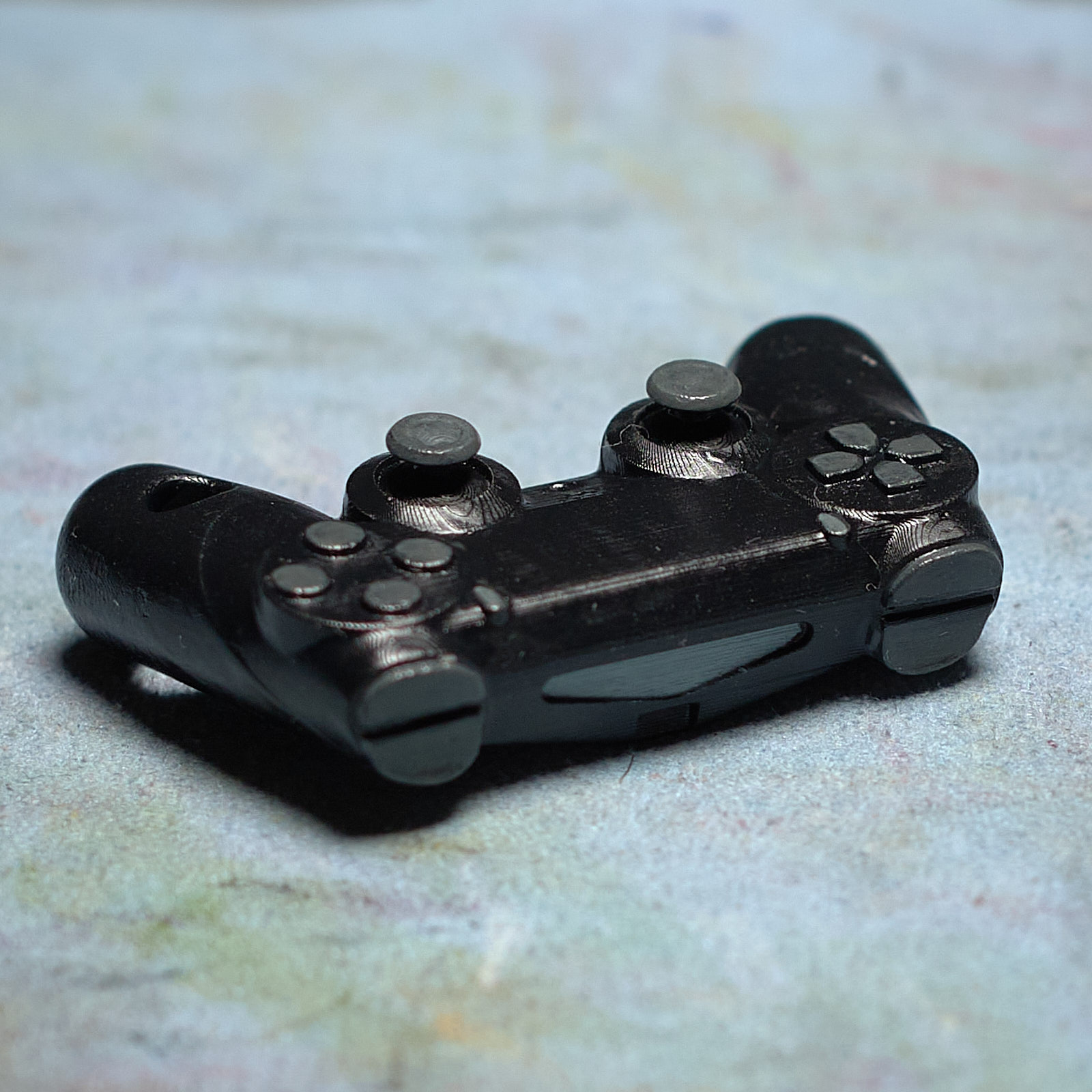 3D Printable PS4 Controller Keyring by Rikesh Dhirajlal