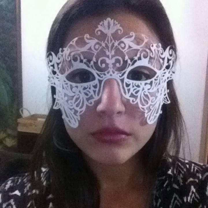 3D Printable Lace pattern mask by Leandro Ferreira