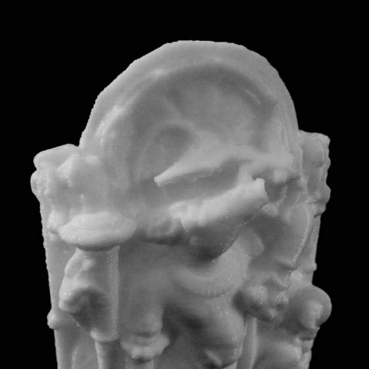 3D Printable Vishnu in the form of a boar at The Asian Art Museum, San ...