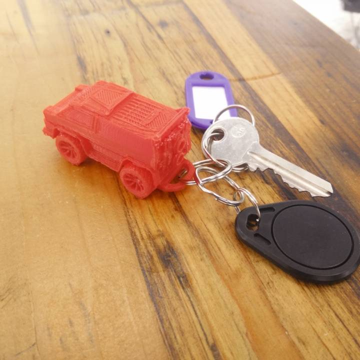 3D Printable Rocket League Car Keyring by Rikesh Dhirajlal